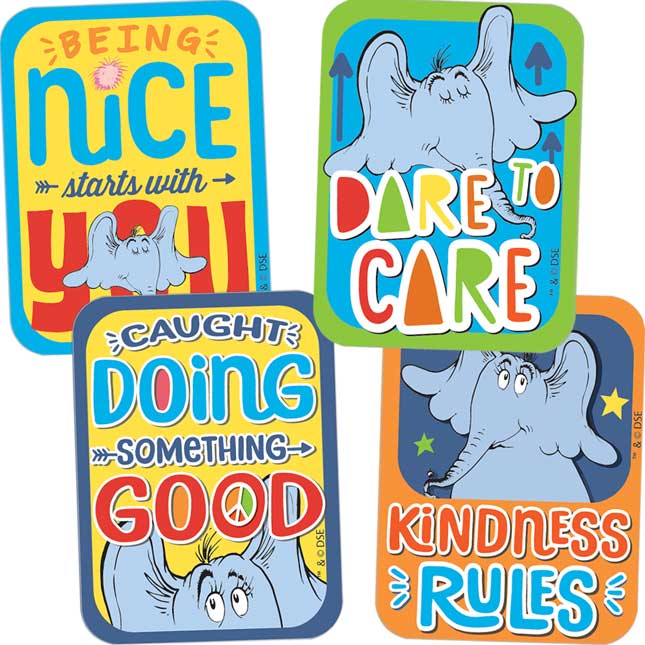 Dr. Seuss™ Horton Hears a Who Kindness Giant Assorted Stickers EU650020 ...